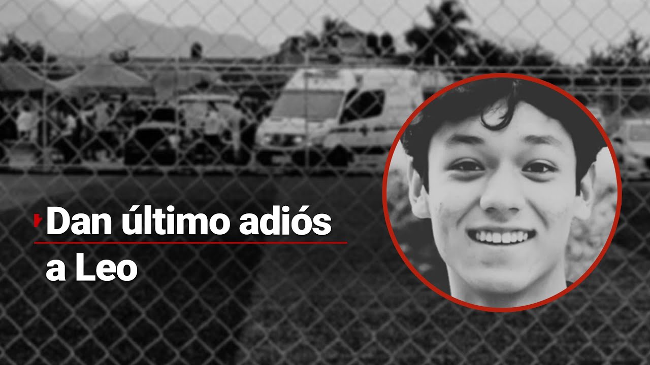 Familiares y amigos despiden a Leo, joven que murió tras caerle un rayo ...