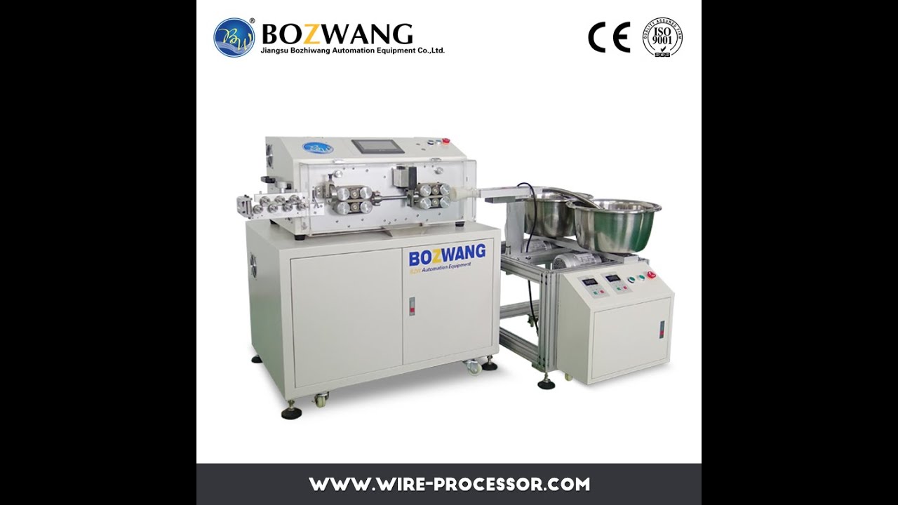 Bzw-882dh-35-2RS Jiangsu Bozhiwang Wire Stripping Machine - YouTube