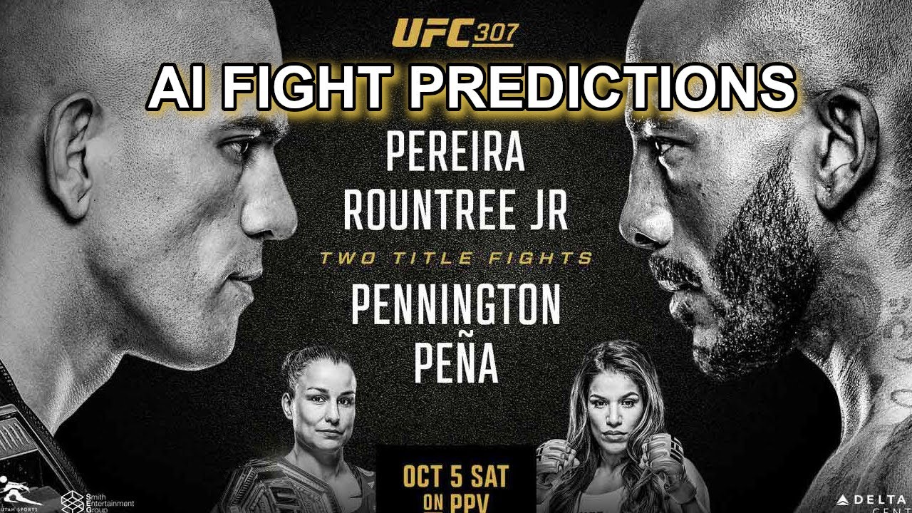 UFC 307 Fight Predictions - YouTube