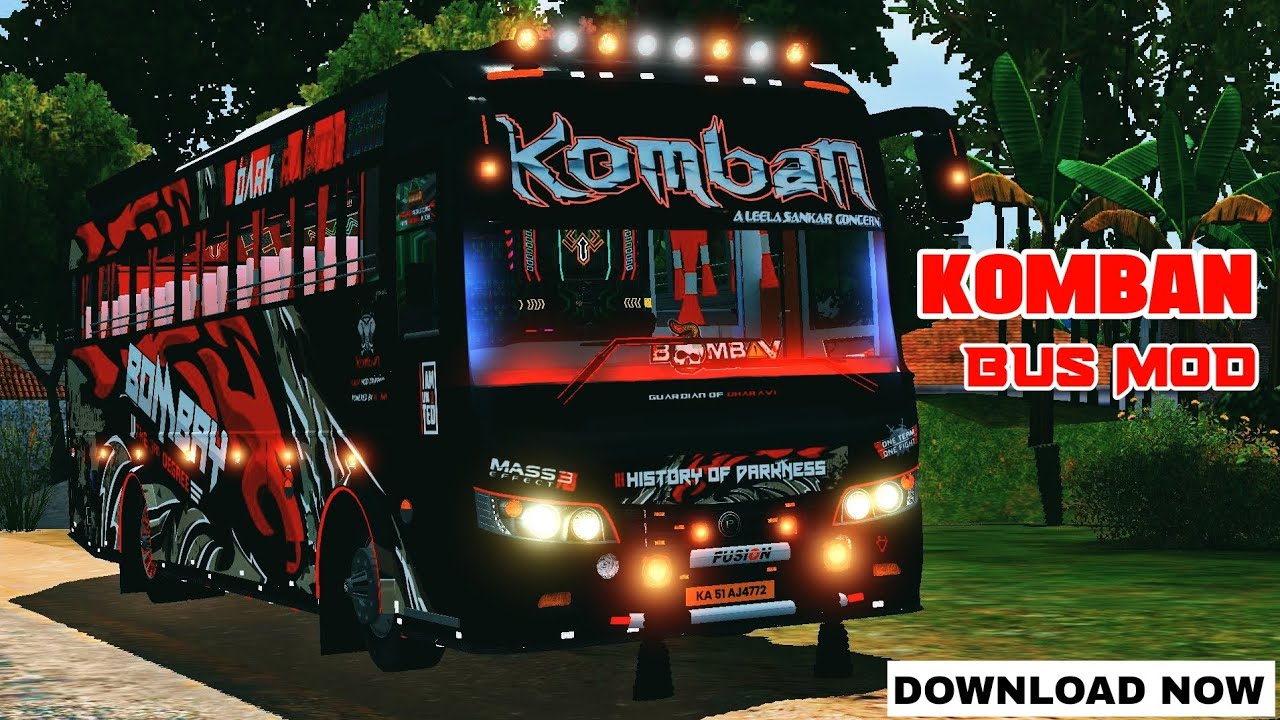 KOMBAN TOURIST BUS MOD RELEASED | KOMBAN BUS MOD #kombanbusmod # ...