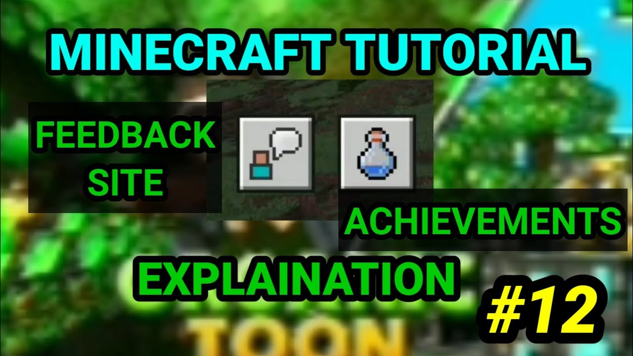 Minecraft Customer Care or Feedback Site and Achievements Explaination ...