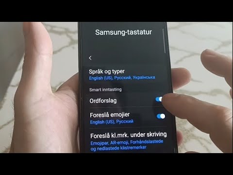 Hvordan slå av stavekontroll på samsung - YouTube