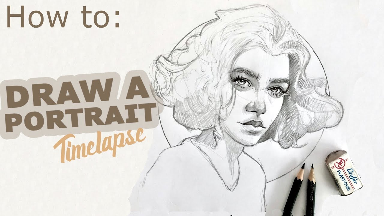 How to: Draw A Portrait | Timelapse - YouTube