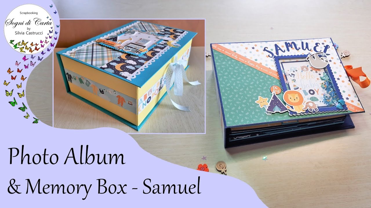 Album & Memory Box - Samuel | DIY | Scrapbooking - YouTube