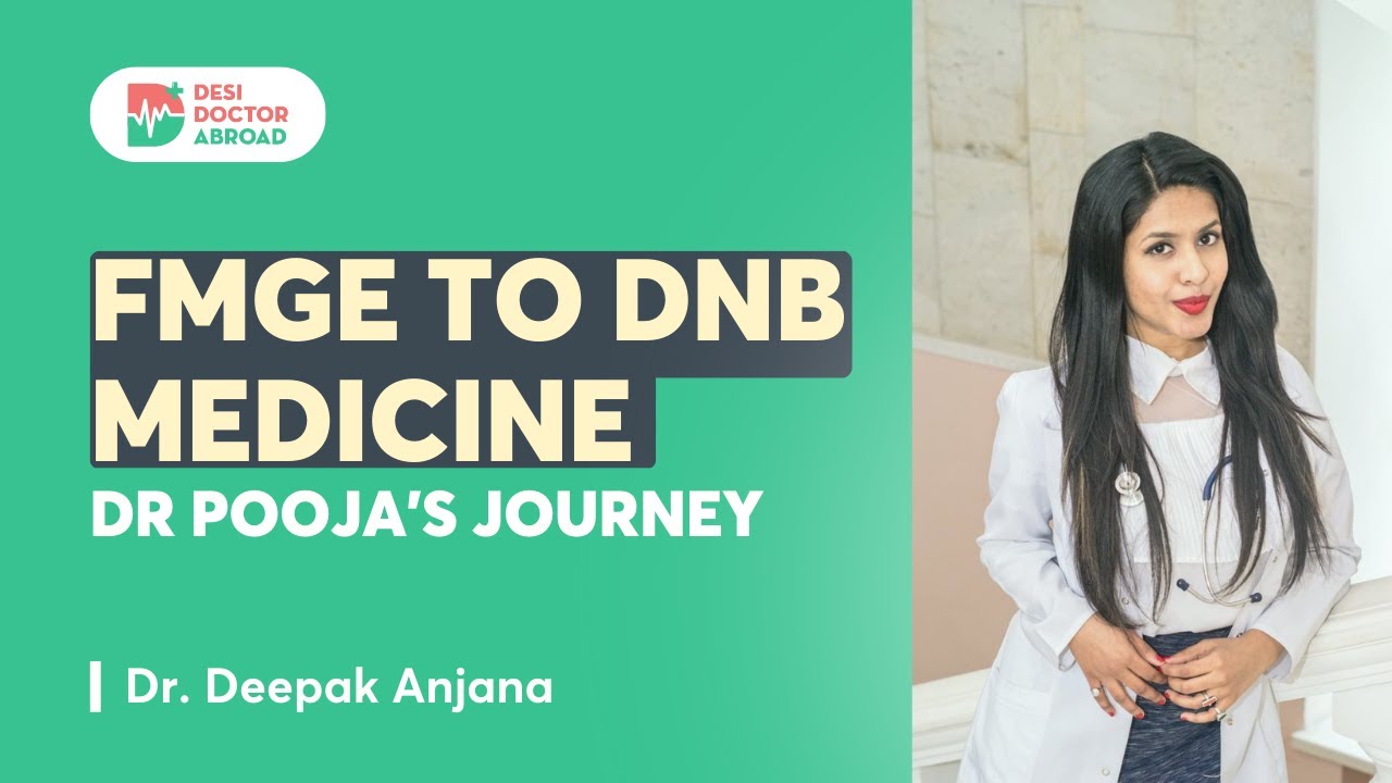 FMGE To DNB Medicine Dr Pooja’s Journey | FMGs Success Story - YouTube