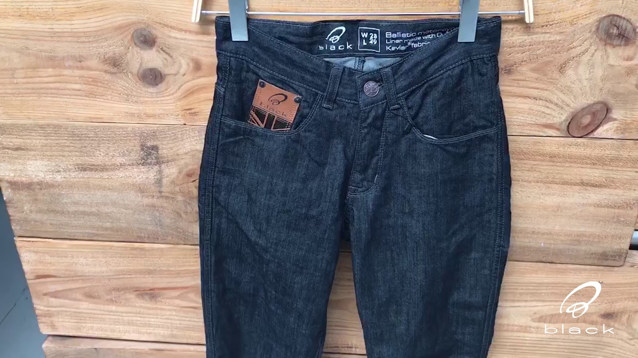 Review of the Black Ballistic Motorcycle Jeans - Ghostbikes - YouTube