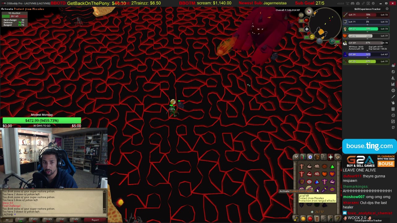 OSRS: Intense Jad Fight...RIP CHAIR.....RAGE - MaximusBlack - YouTube