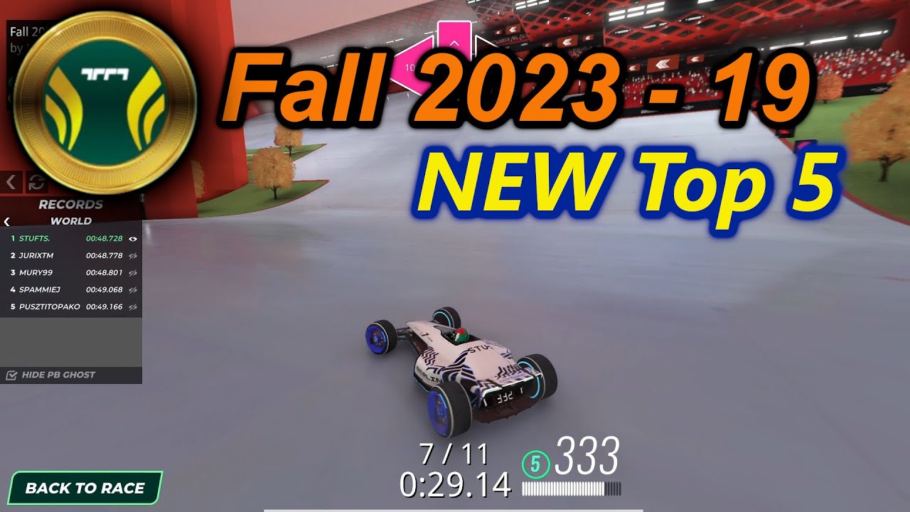 Trackmania | Fall 2023 - 19 | NEW Top 5 WRs | Campaign - WR | NEW ...