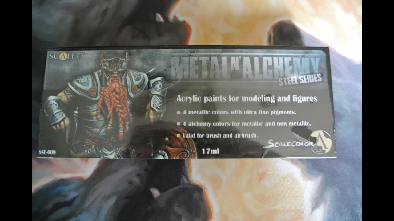 Scale 75 Metal'n'Alchemy Steel Series Paint Set unboxing - YouTube