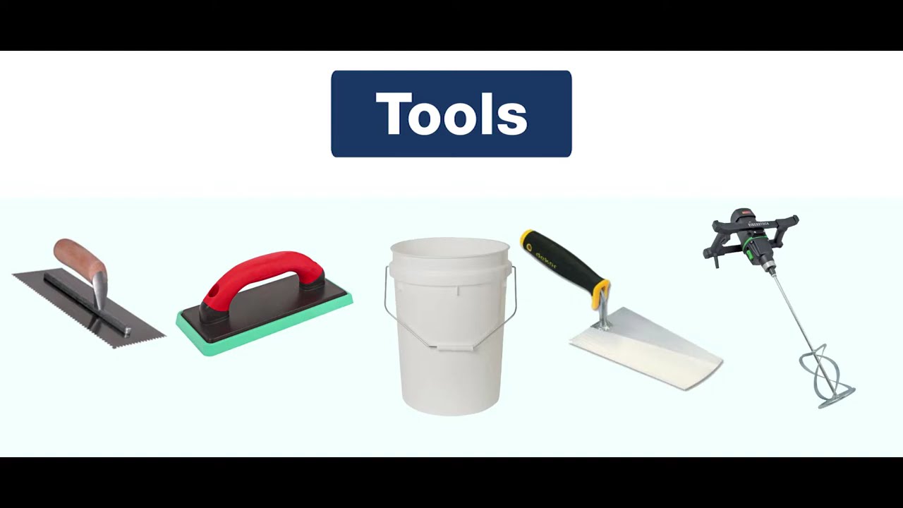 Cetox U cementitious tile adhesive - YouTube