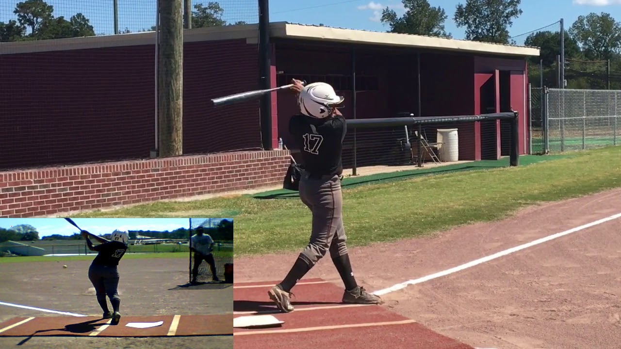 Baylee Stewart Softball Skills Video - YouTube
