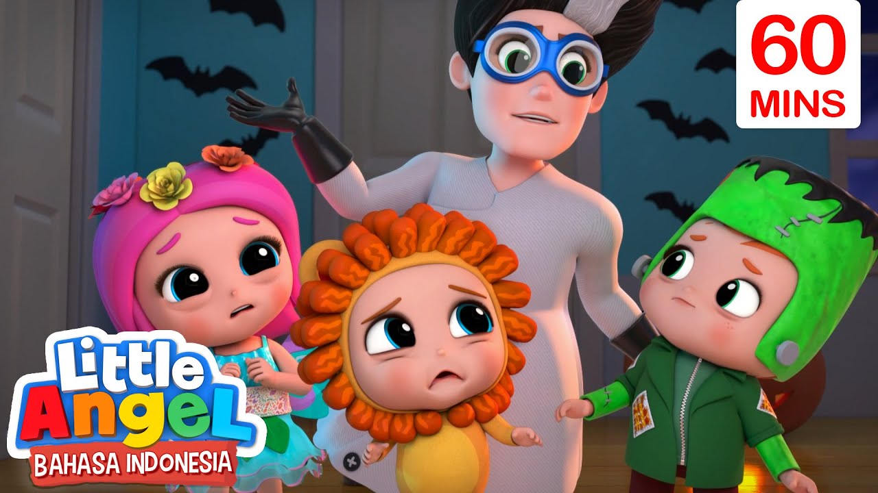 Jangan Takut Dengan Monster! | Little Angel Kartun Anak Anak | Moonbug ...