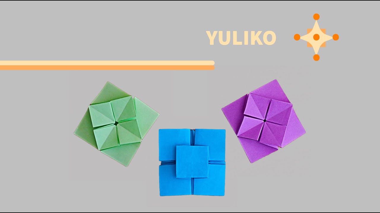 How to Make an Origami Square Twist Note - YouTube