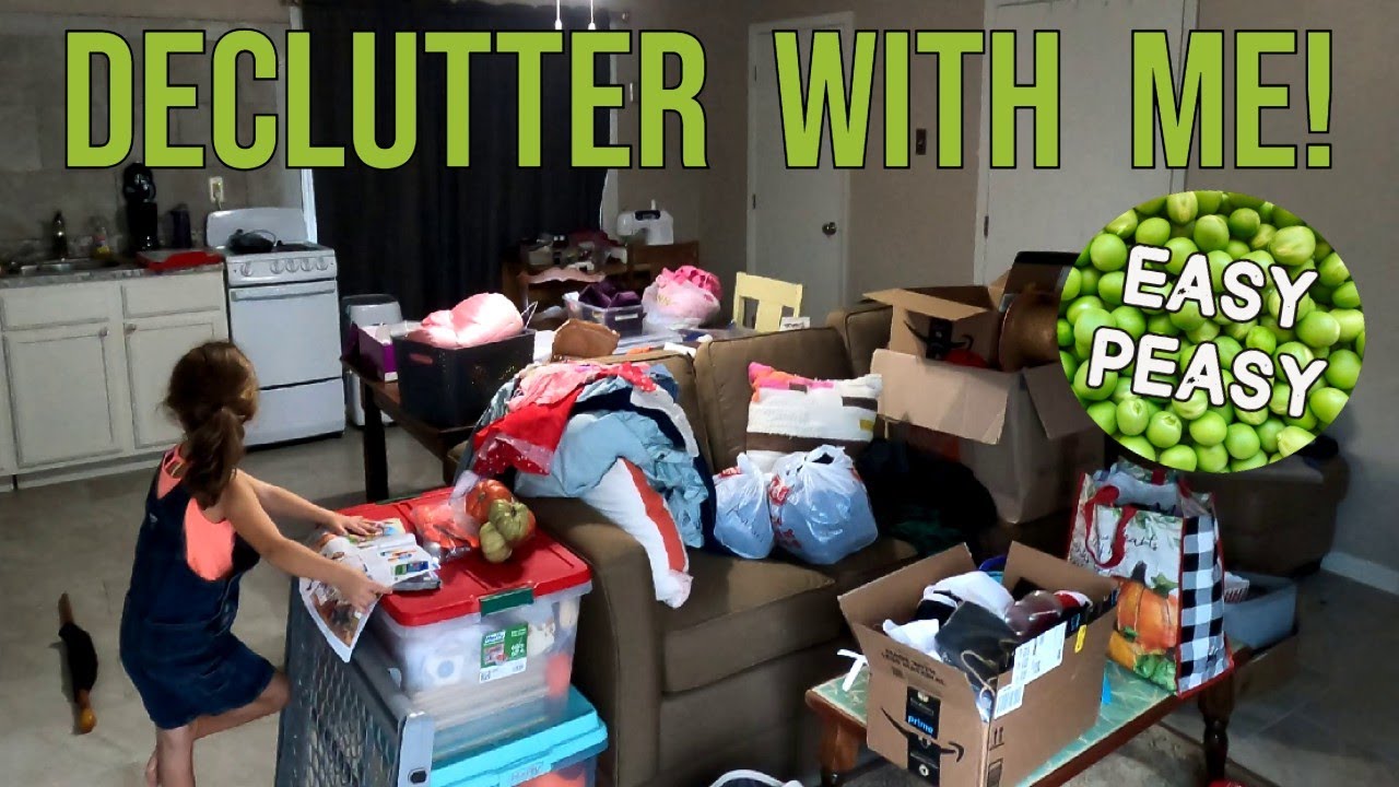 DECLUTTER WITH ME! 3 Tips to Help You Declutter Faster! - YouTube