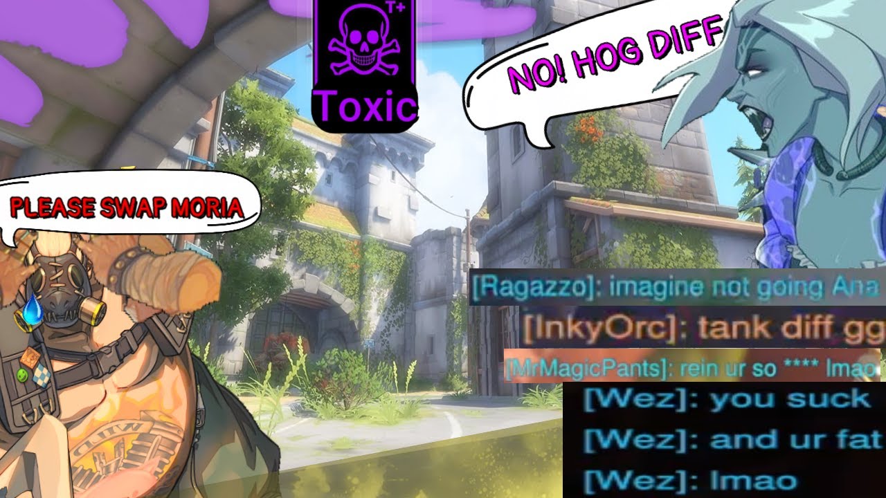 DELUSIONAL Moria Main REFUSES TO SWAP (Overwatch 2 Toxic Moments) - YouTube