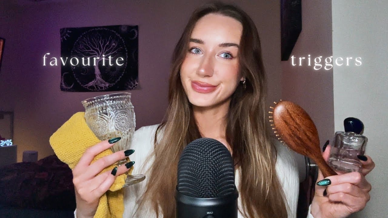 ASMR my current favourite triggers to send you to sleep 😴 - YouTube