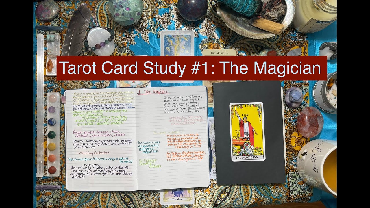 Tarot Card Study #1: I. The Magician - YouTube