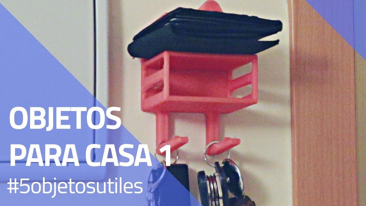 5 OBJETOS UTILES PARA EL HOGAR que puedes hacer en IMPRESIÓN 3D - YouTube