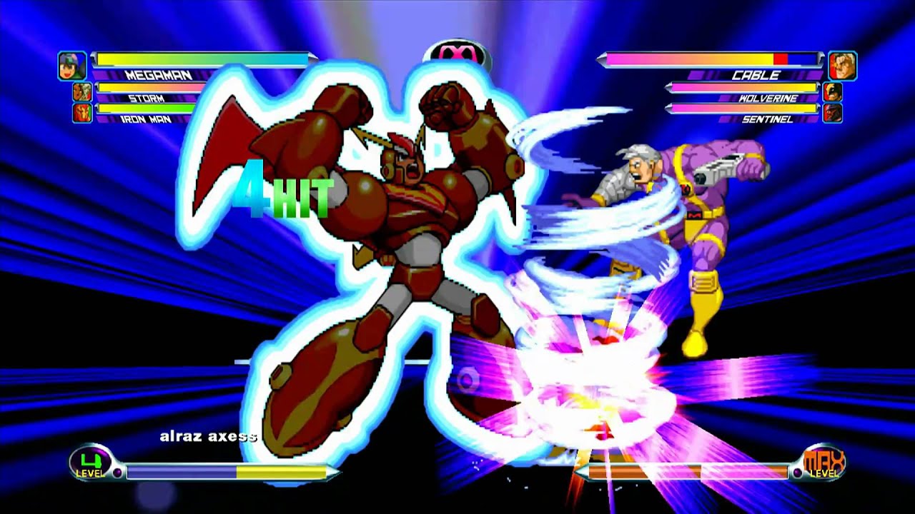 MvC2 - Hyper Mega Man after low tornado holder - YouTube