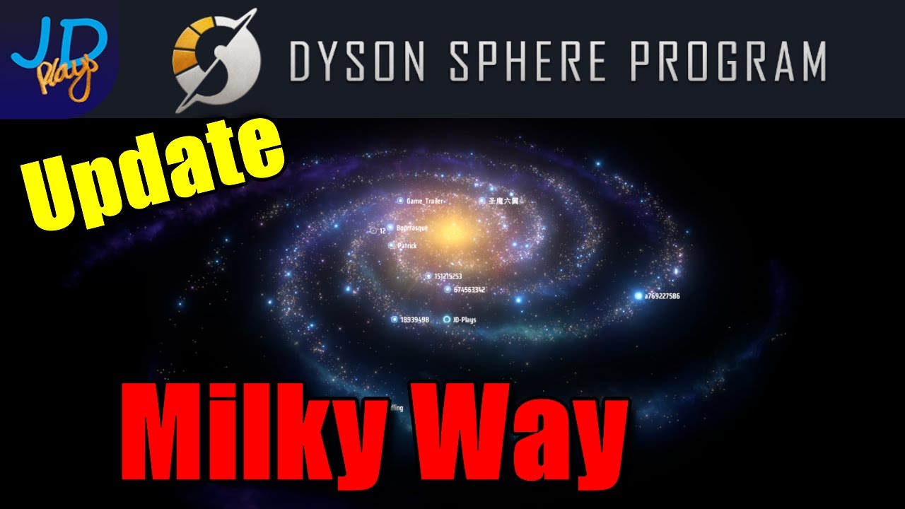 Dyson Sphere Milky Way update 🪐 BluePrints coming SOON! 🌌 Dyson Sphere ...