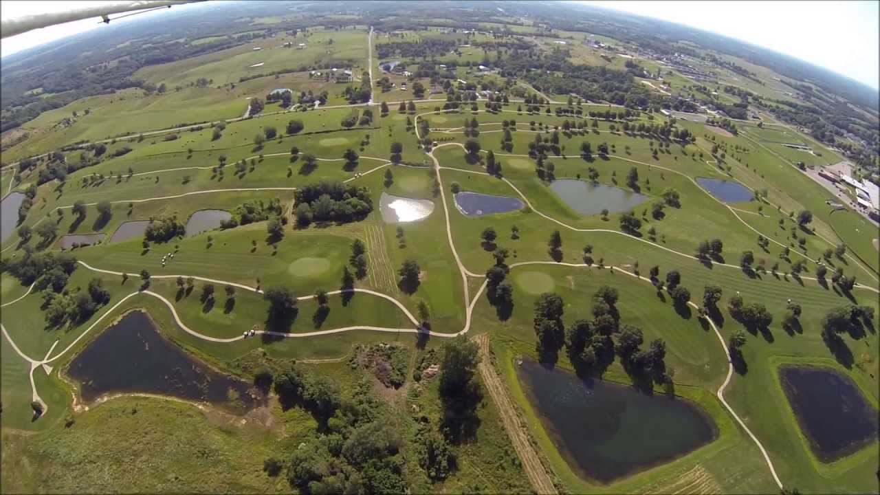 Aerial View of Golf Course - YouTube