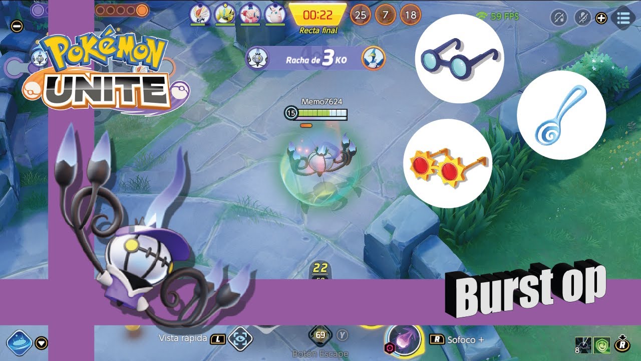 BURST op y derrite TANQUES en Pokémon Unite | ONE SHOT roto con ...