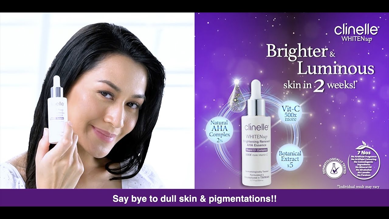 Clinelle WhitenUp AHA Essence! Brighter & Luminous Skin in Just 2 Weeks ...