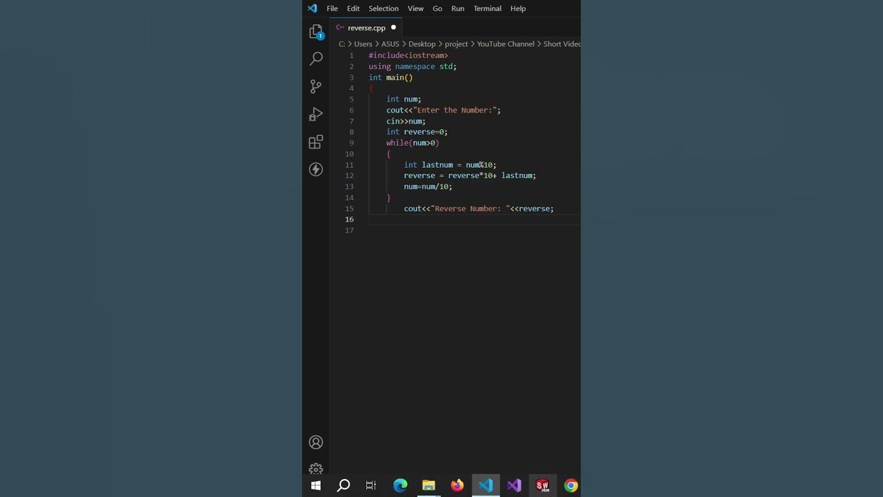 Reverse Number In C Cod Coding Java Programminglanguage Codingcontest Code