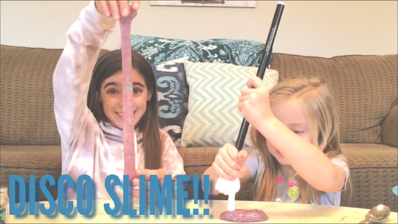 How To Make New Years Disco Slime!! - YouTube