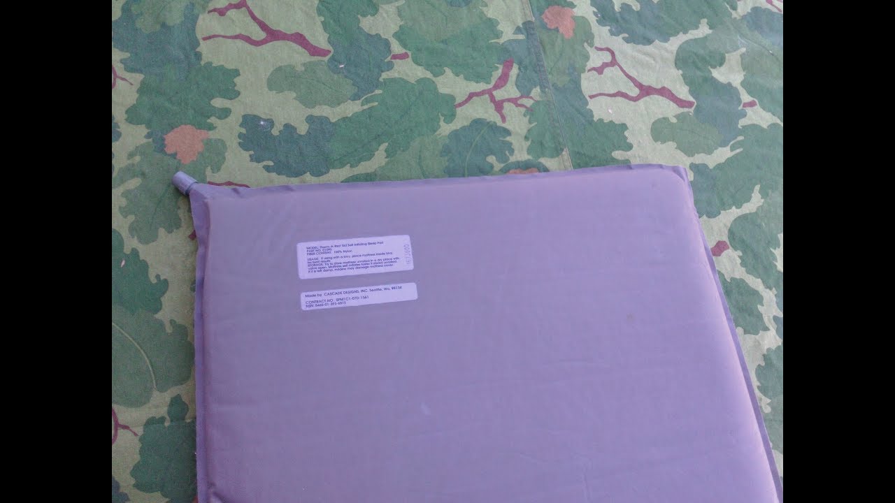 My review of the USGI Slef-inflating sleeping mattress - YouTube
