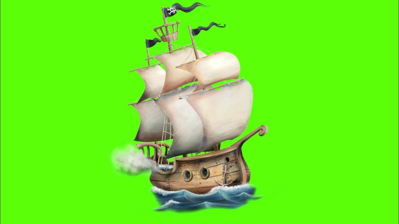 Green Screen Pirate Ship - YouTube
