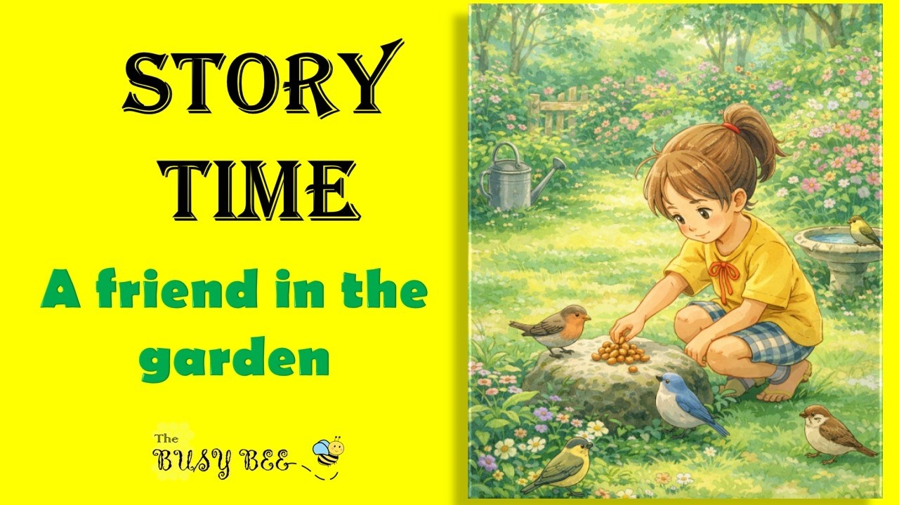Read with me | Story time | A friend in the garden - YouTube