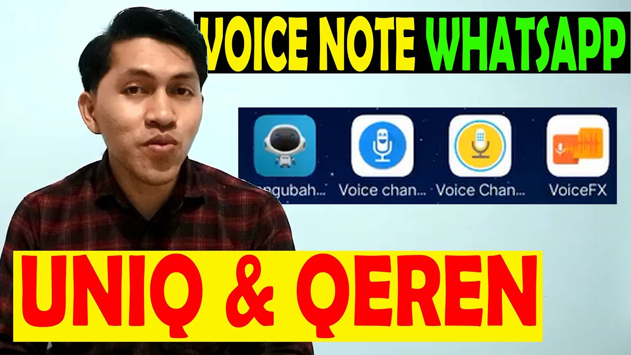 NYOBAIN APLIKASI VOICE CHANGER UNTUK VOICE NOTE WHATSAPP - YouTube