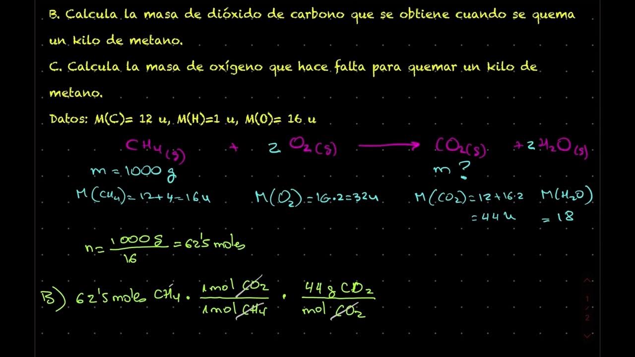 Ejercicio cálculos estequiométricos II - YouTube