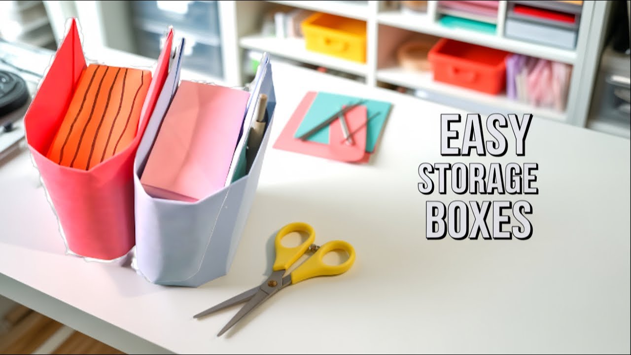 DIY Mini Book Box 📚 | Easy Craft with Colour Paper for Kids & Beginners ...