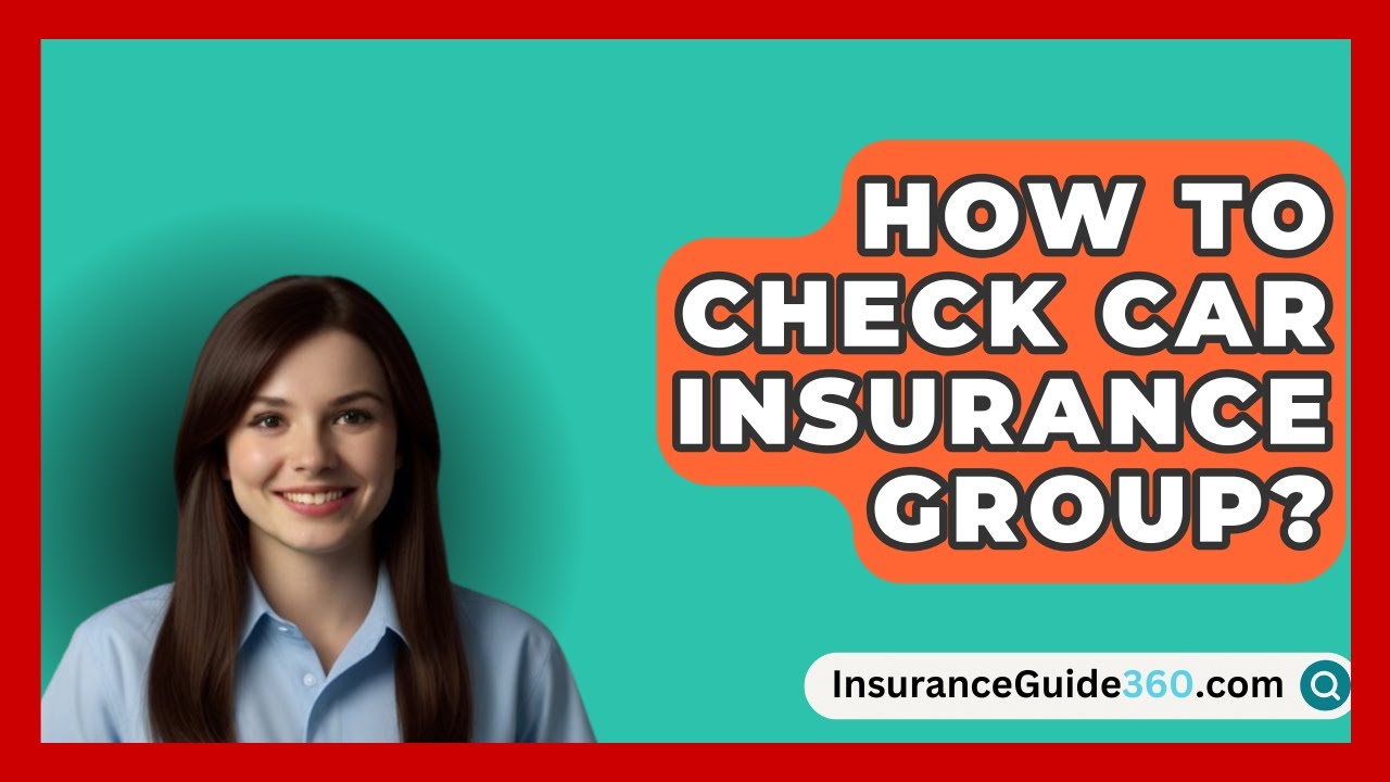 How To Check Car Insurance Group? - InsuranceGuide360.com - YouTube
