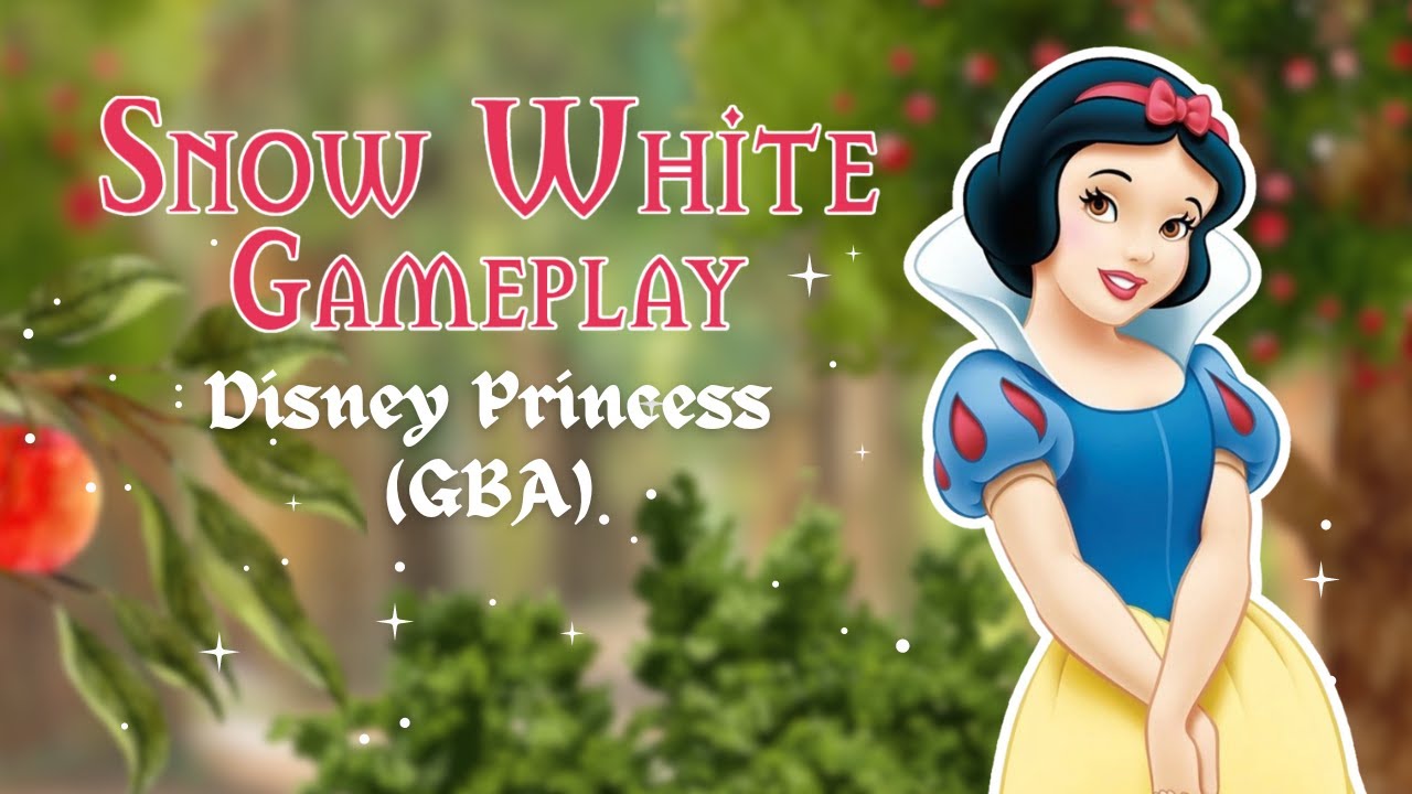 🍎 Disney Princess (GBA) 2003 🍎 Snow White Gameplay (100% Completion ...