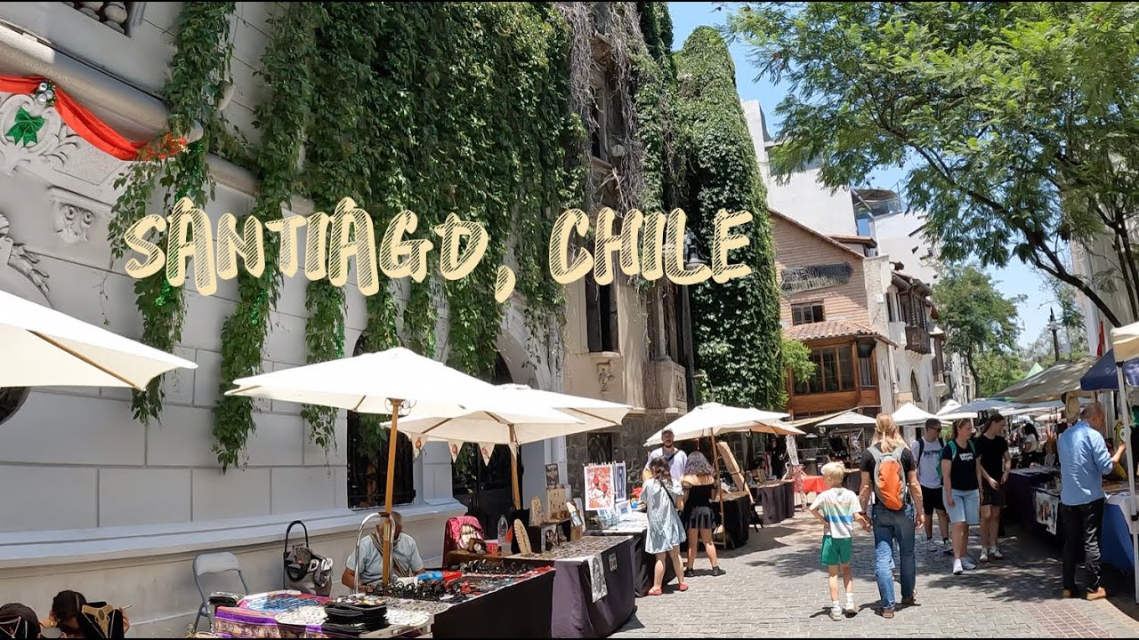 5 hours in Santiago, Chile - our South American tour - YouTube
