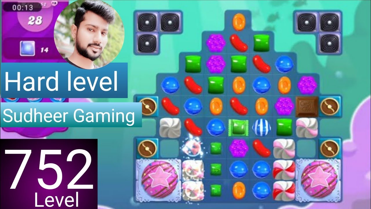 Candy crush saga level 752 । Hard level । No boosters । Candy crush ...
