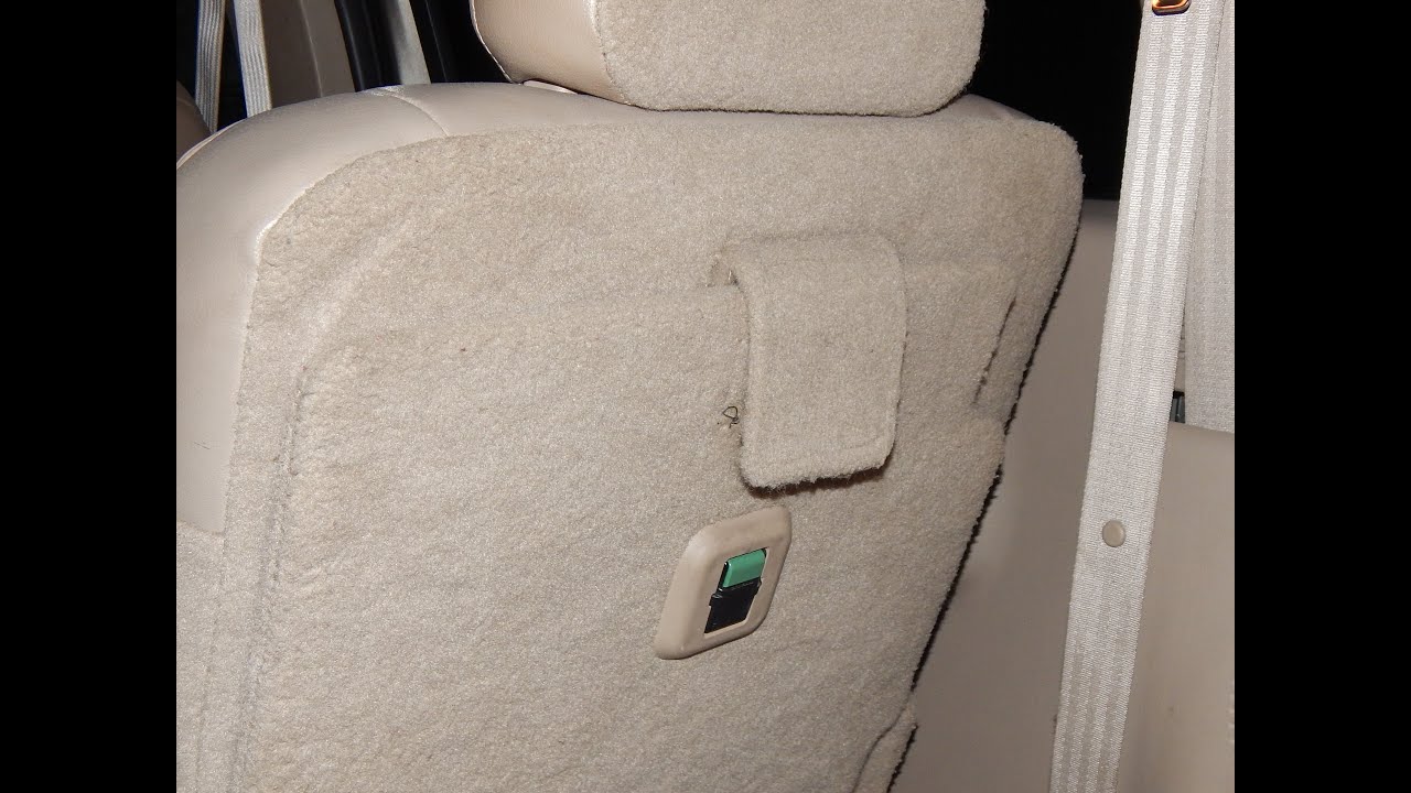 Excursion middle row seatback fix. Passenger side. - YouTube