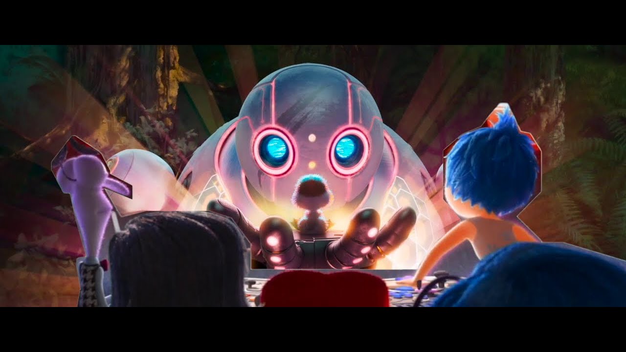 Inside Out Emotions Watching The Wild Robot Trailer - YouTube