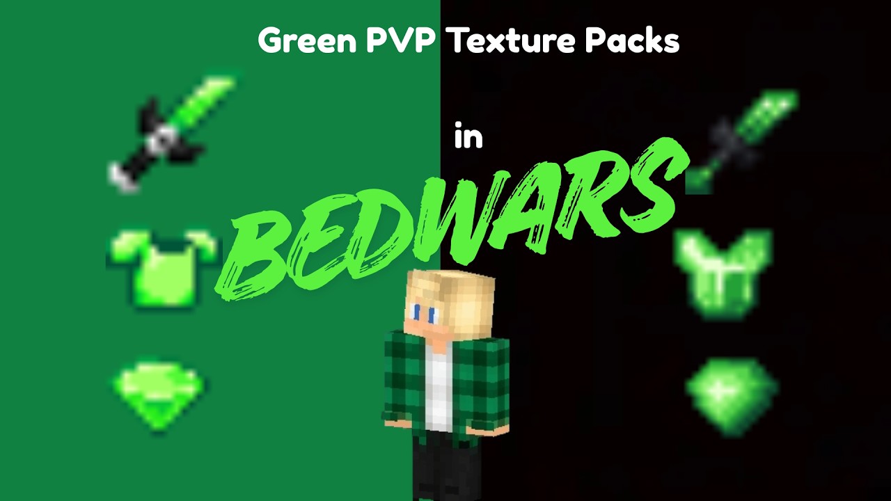 Trying green pvp texture packs I found scrolling the internet - YouTube