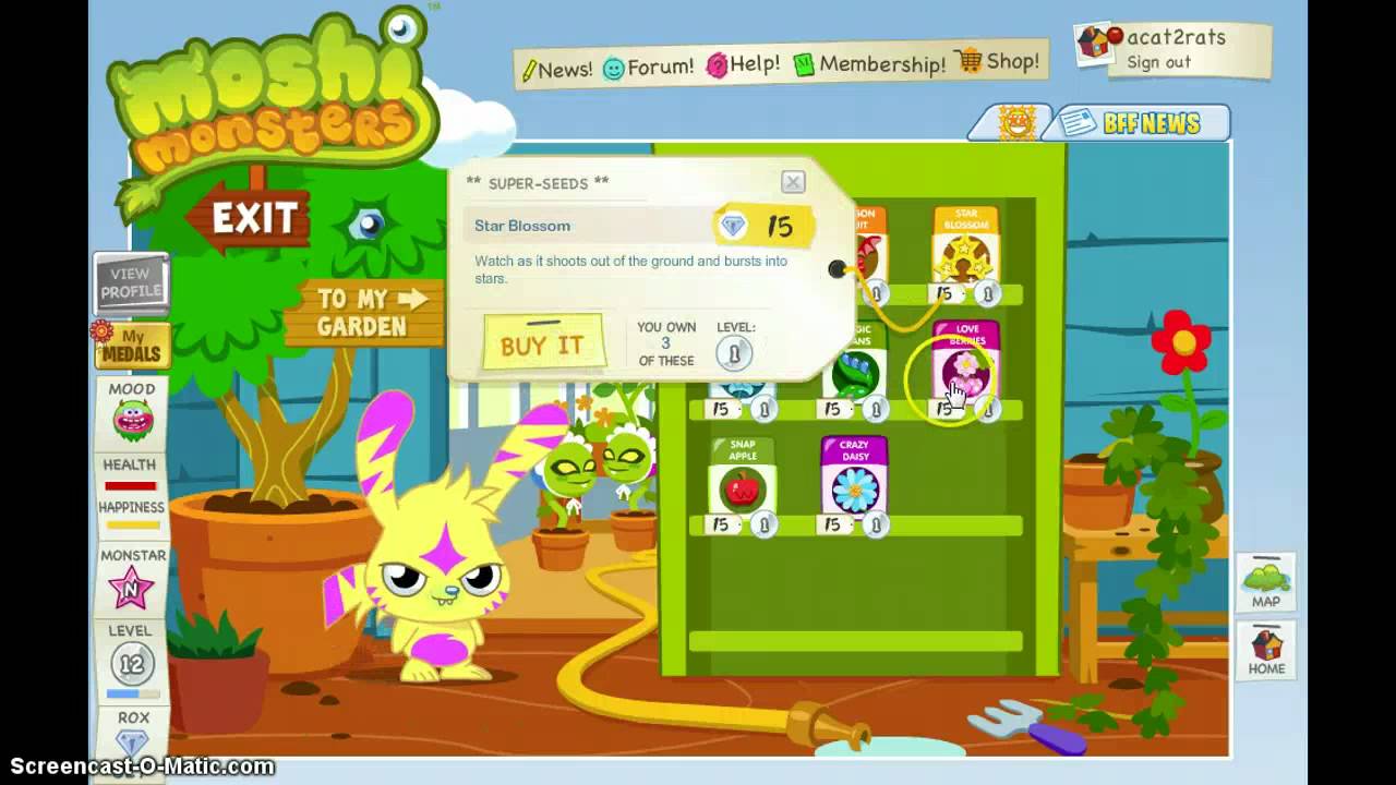 checking my moshling garden - YouTube