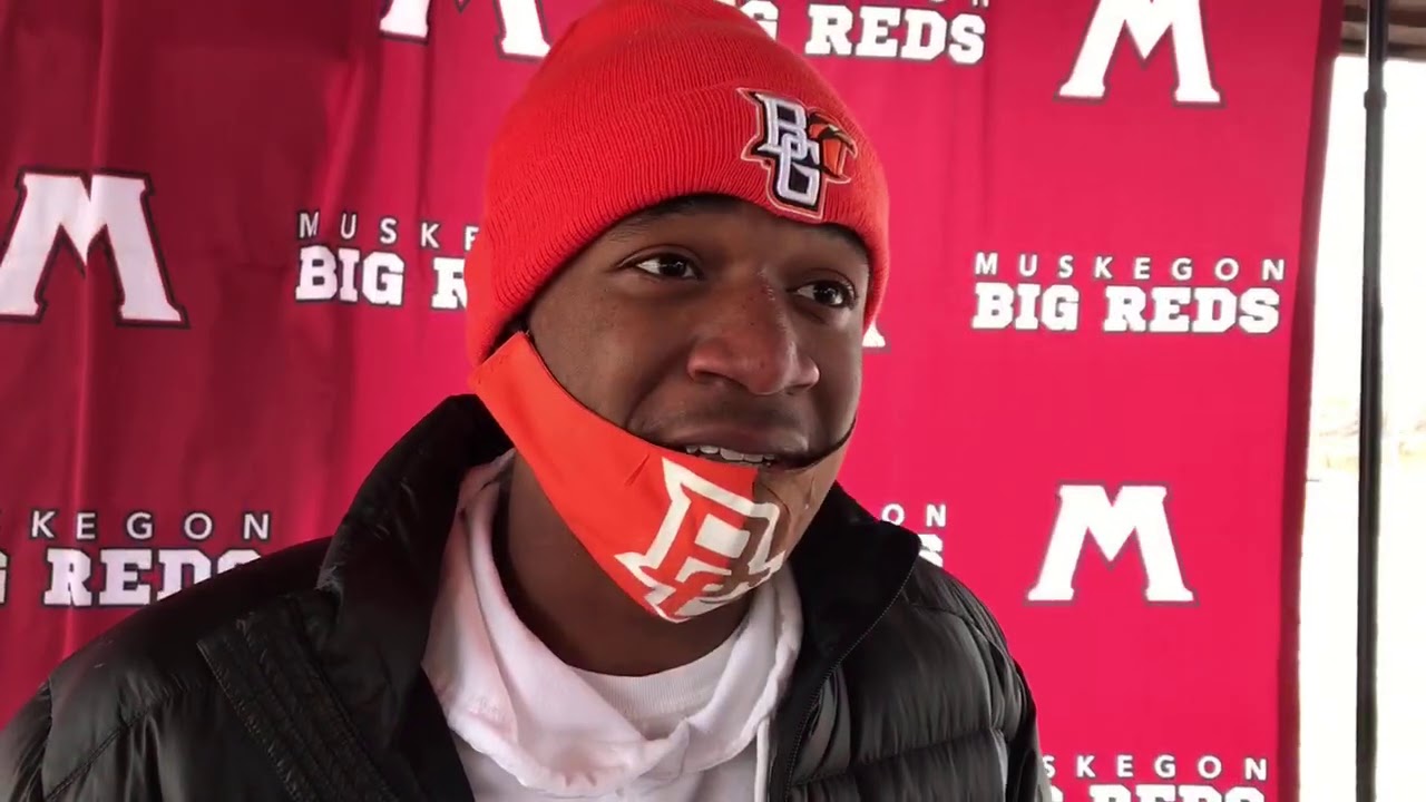 Muskegon’s Julius Sims Jr. celebrates Bowling Green football signing ...