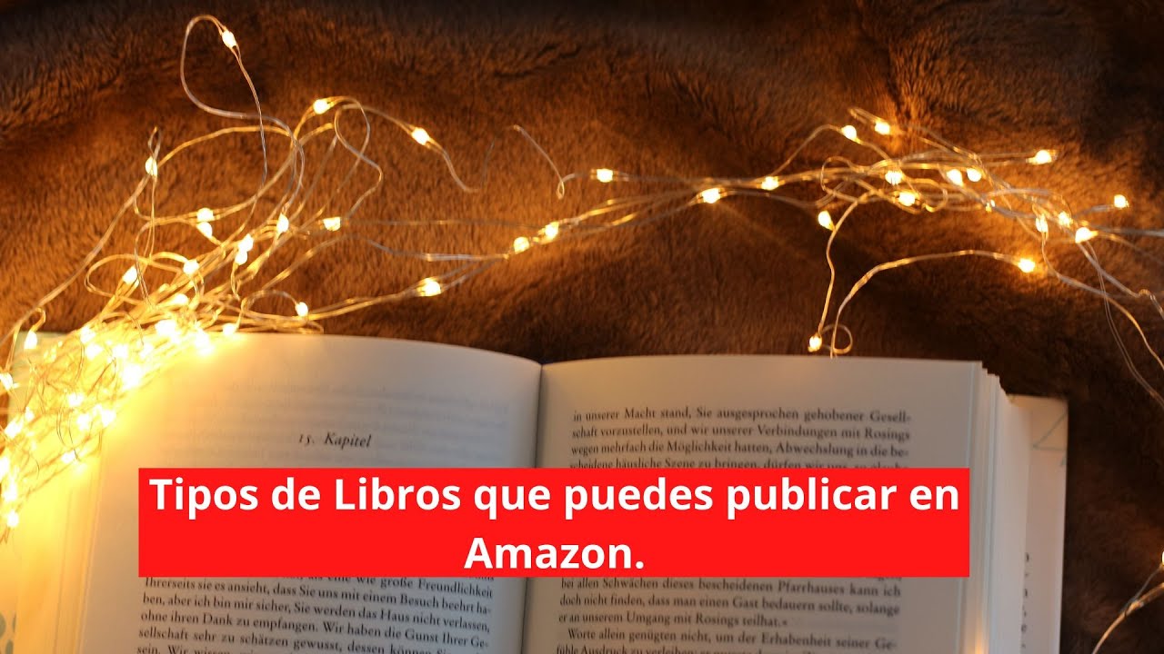 Tipos de libros que puedes publicar en Amazon. - YouTube