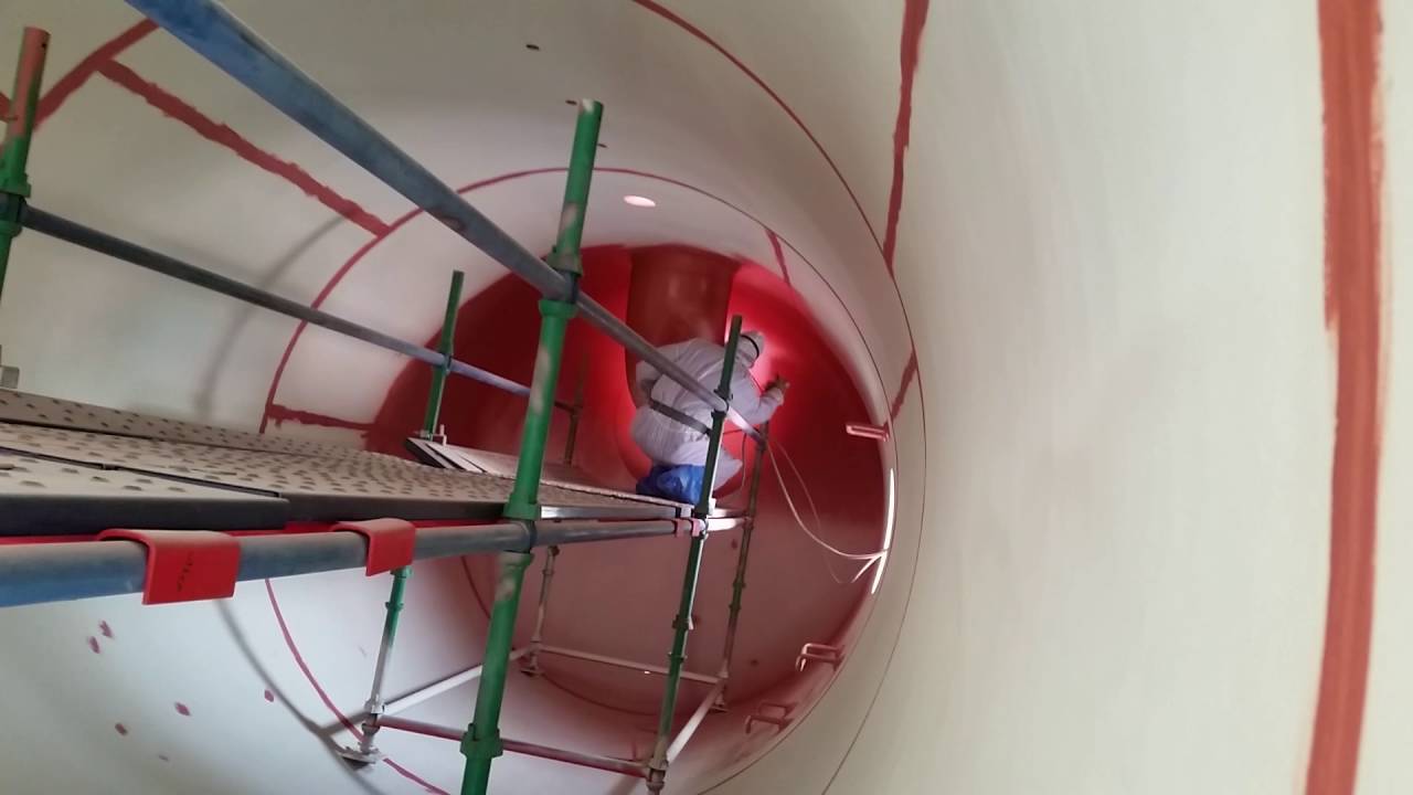 Pressure Tank Vessel Painting 2 - YouTube