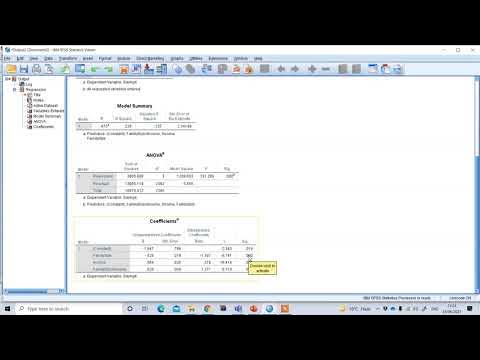 Including Moderation (interactions) in linear regression using SPSS - YouTube
