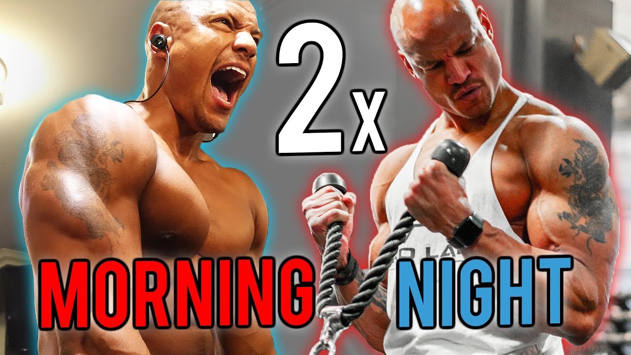 2 Workouts A Day To Build MORE Muscle (Good Or Bad?) - YouTube