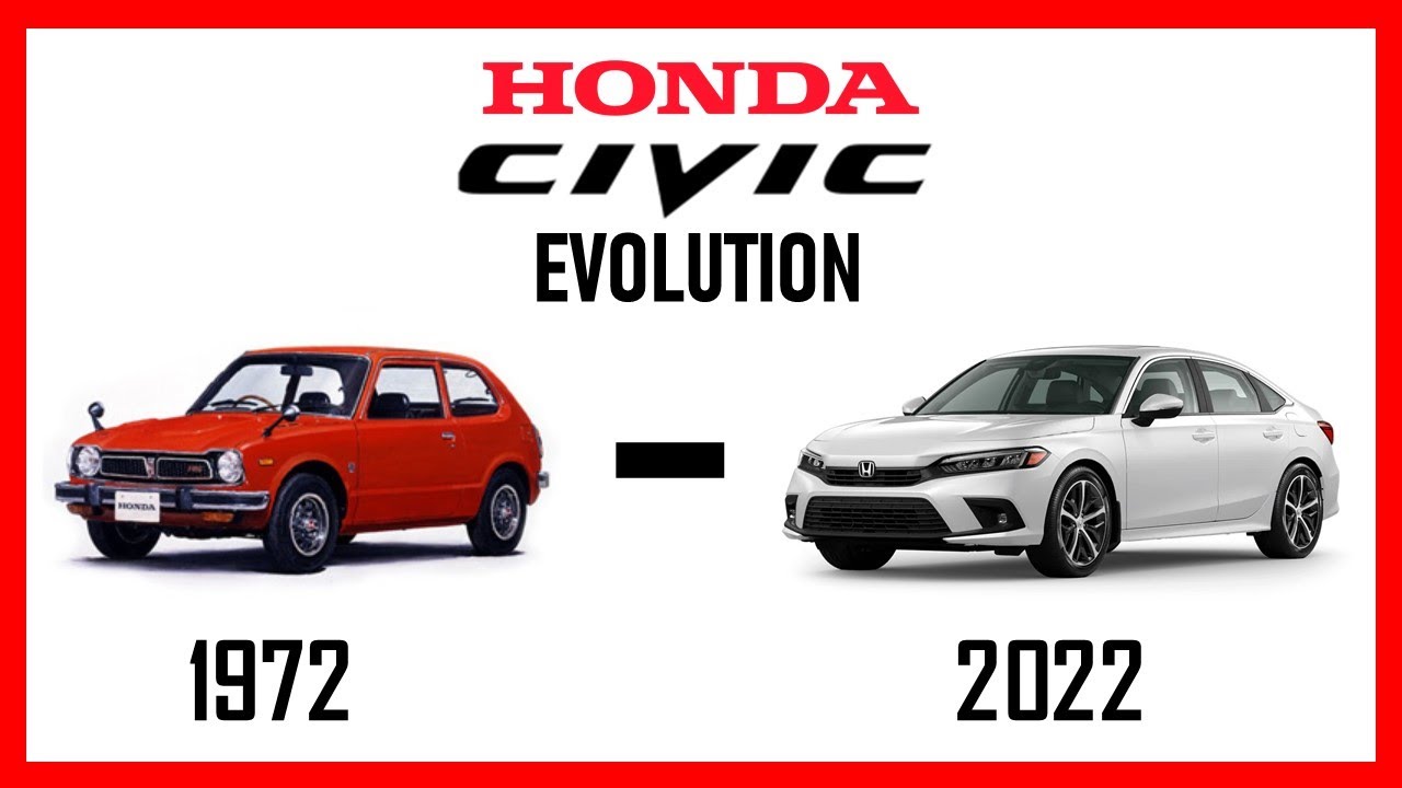 Honda Civic Evolution 1972 - 2022 | Go Cars @Honda - YouTube