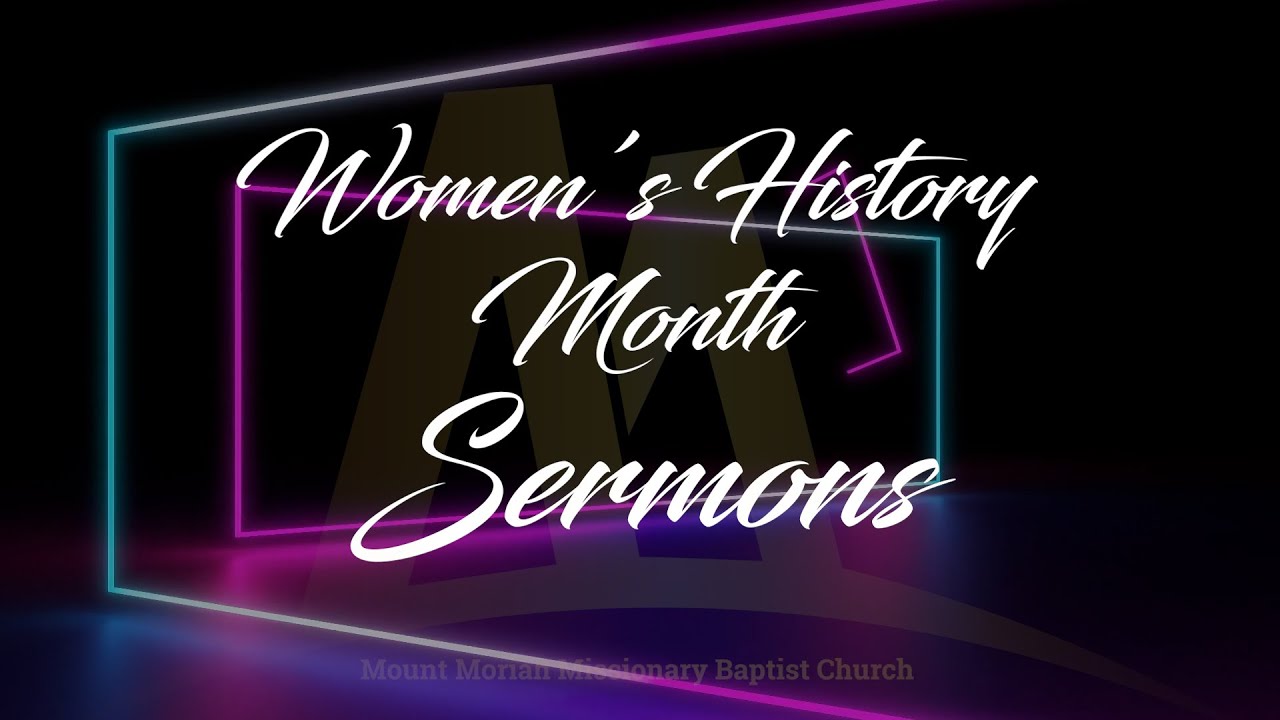 Women's History Month Sermon with Rev. Brenda Stallings - YouTube